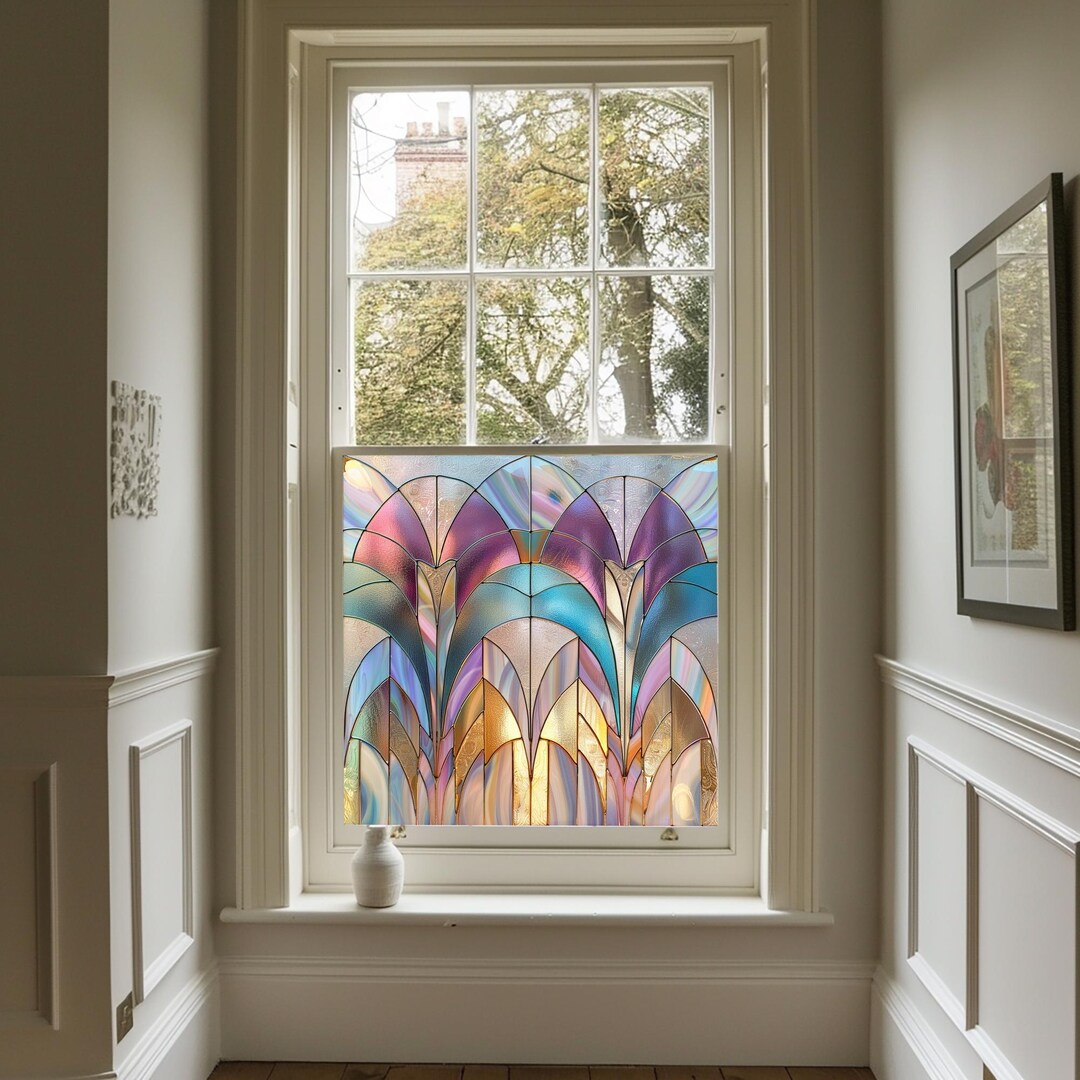 Window Film, Privacy Window Film, Art Deco Window Film, Bathroom Window ...
