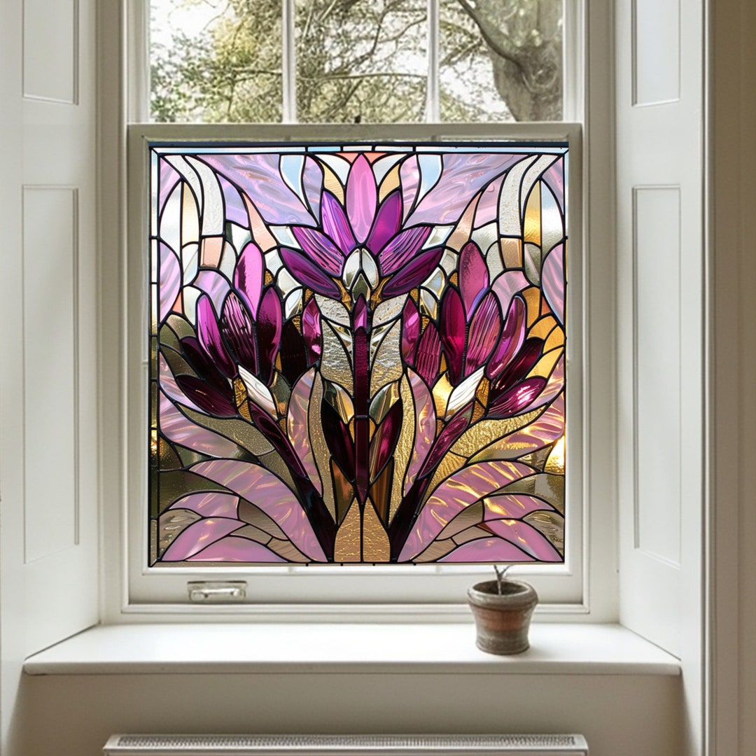 Art Deco Window Film, Privacy Window Film, Window Film, Decorative ...