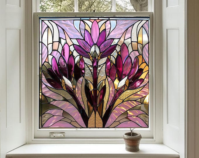 Art Deco Window Film, Privacy Window Film, Window Film, Decorative ...