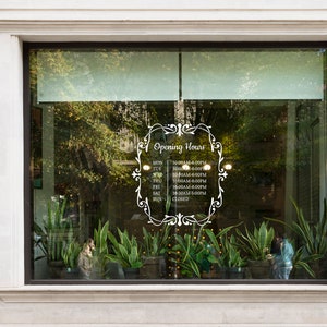 Custom Static Cling Business Window Stickers, Retail Window Decals ...