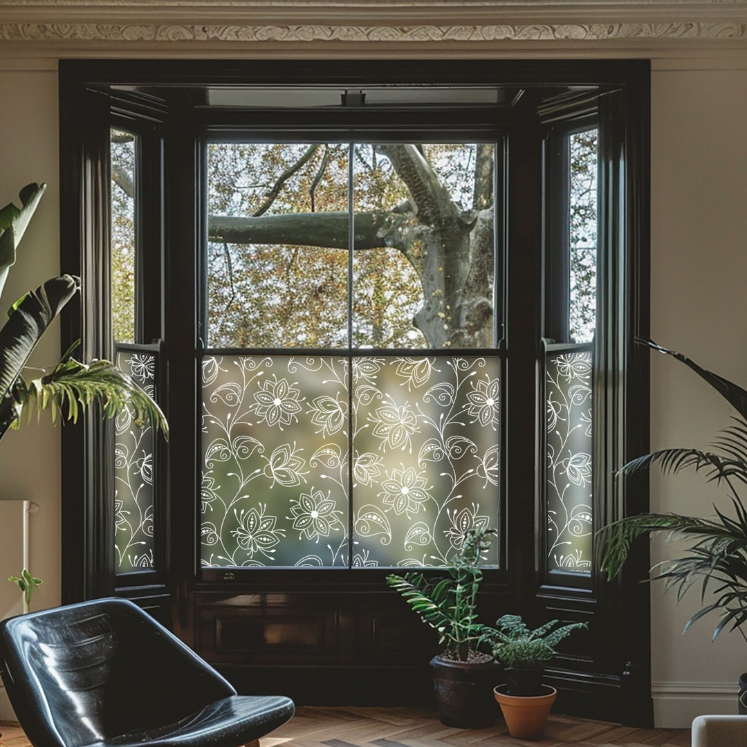 Frosted Privacy Window Film, Patterned Privacy Window Film, Window Film ...