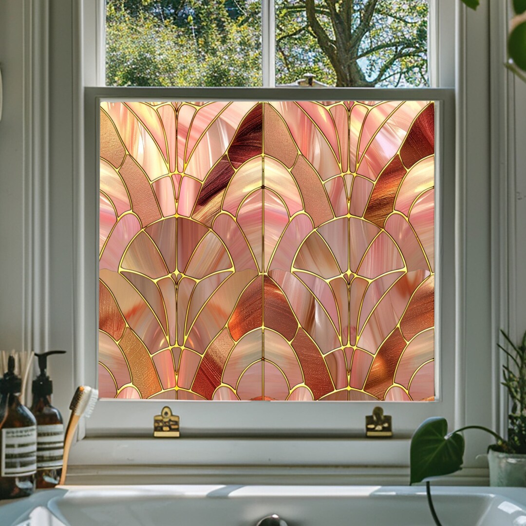 Art Deco Window Film, Privacy Window Film, Window Film, Decorative ...