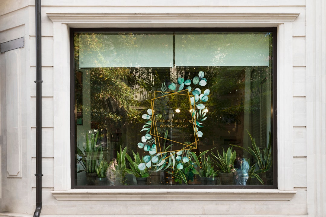 Custom Static Cling Business Window Stickers, Retail Window Decals ...