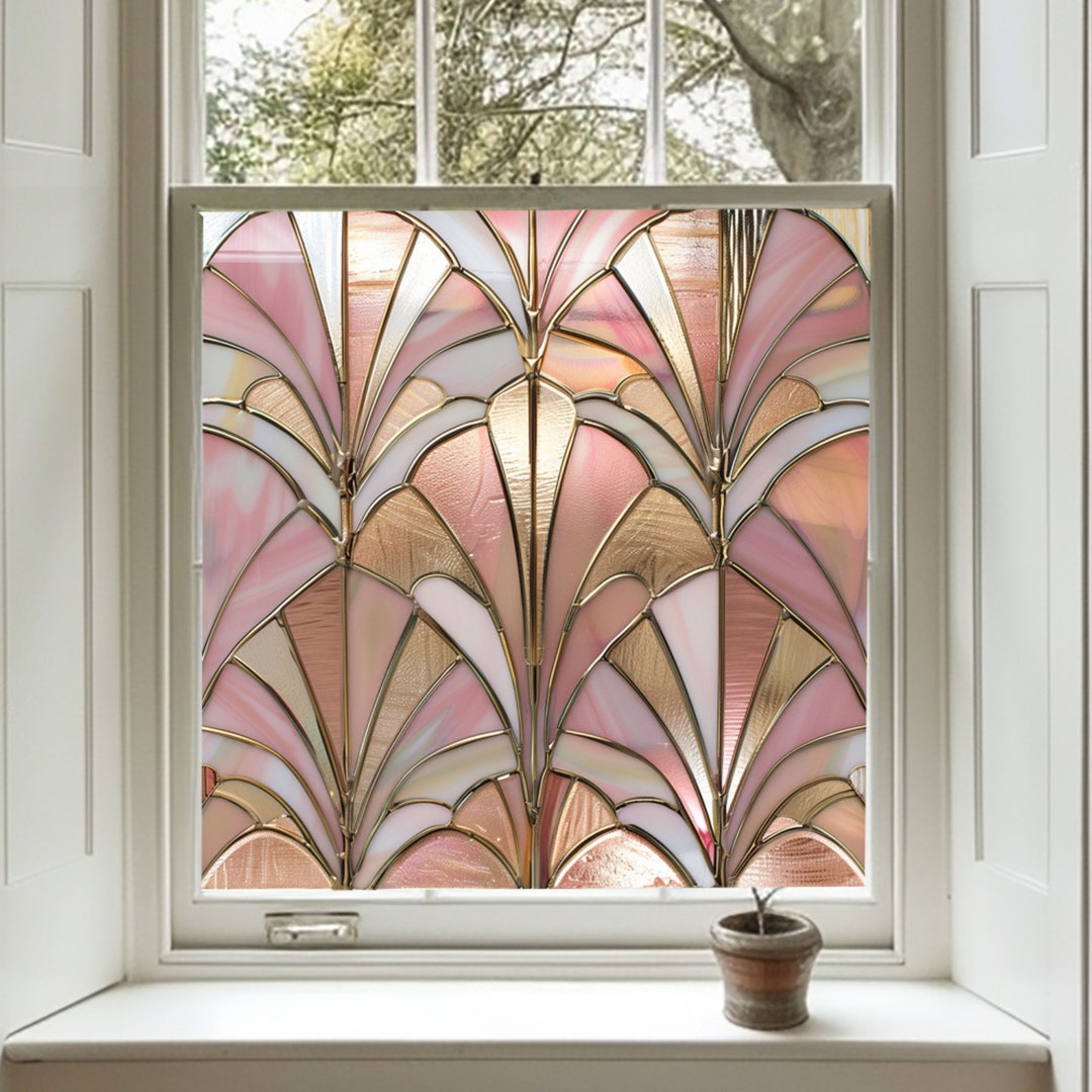 Art Deco Window Film, Privacy Window Film, Window Film, Decorative ...