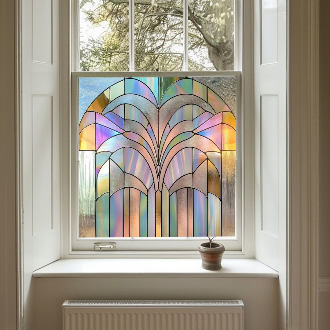 Art Deco Window Film, Privacy Window Film, Window Film, Decorative ...