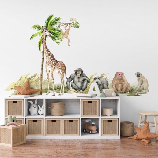 Safari Wall Stickers - Etsy