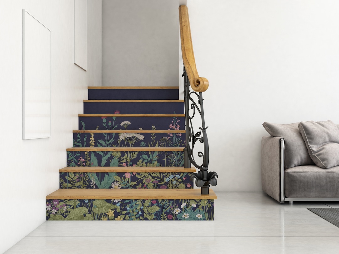 Stair Riser Stickers Stair Riser Decals Peel and Stick Vinyl - Etsy UK