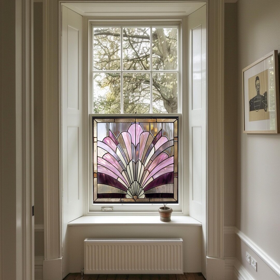 Window Film, Privacy Window Film, Art Deco Window Film, Decorative ...