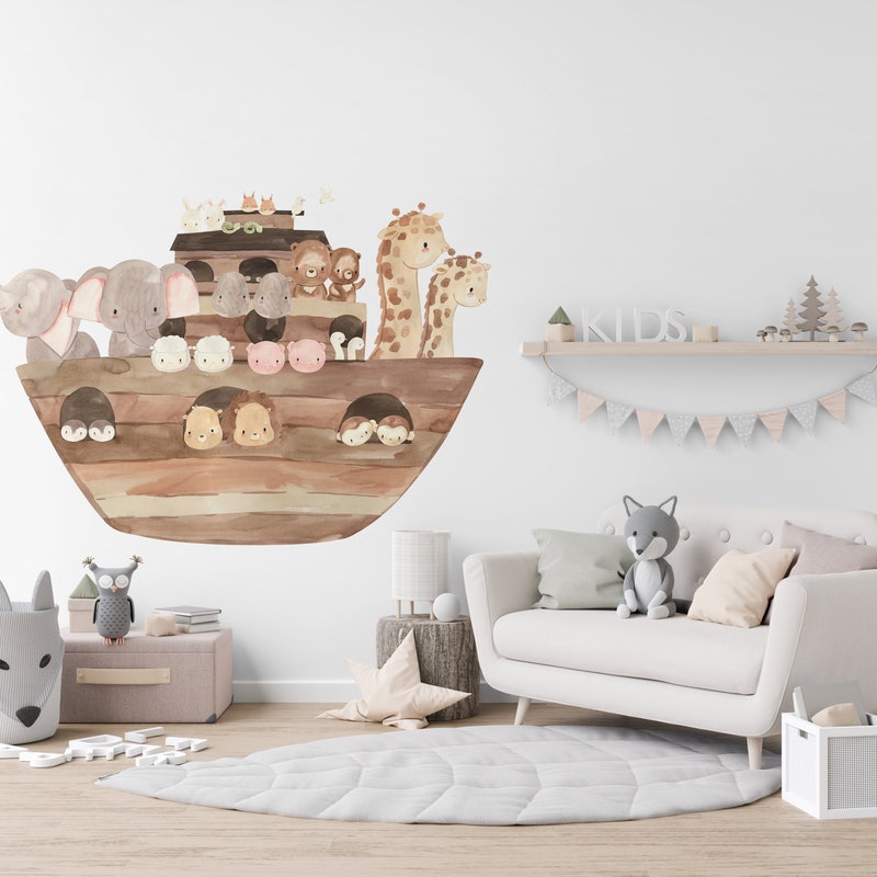 Noahs Ark Wall Decal - Etsy