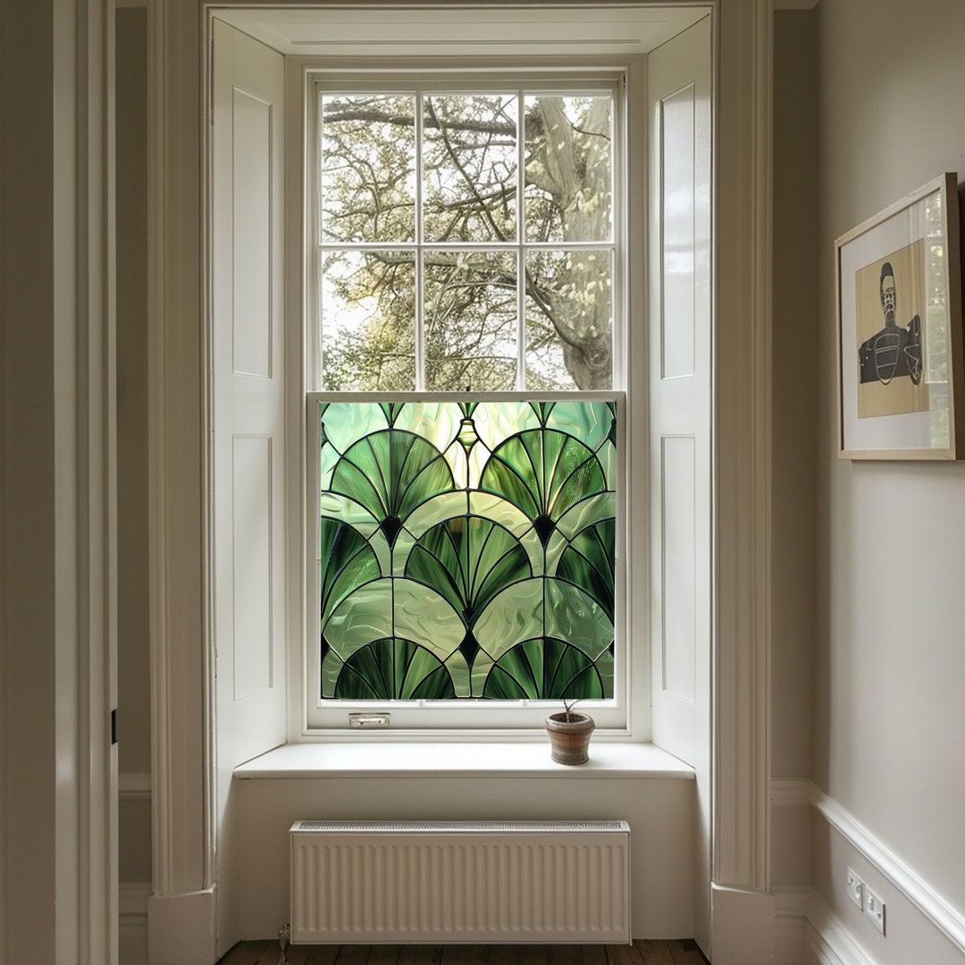 Art Deco Window Film, Privacy Window Film, Window Film, Decorative ...