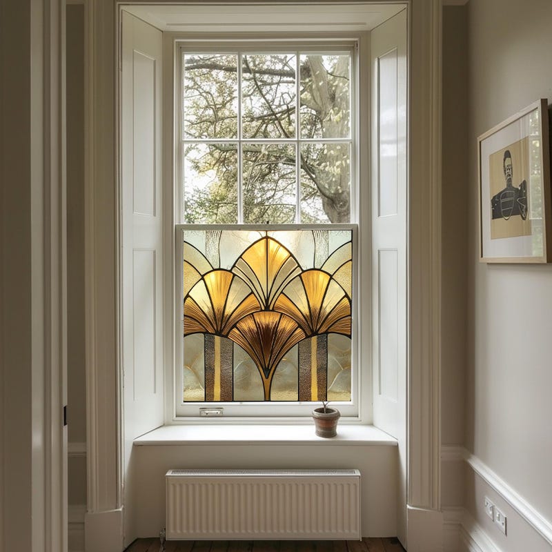 Window Film Gold Gray - Etsy UK