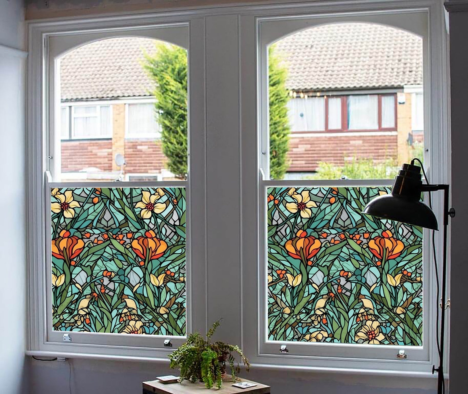 Art Deco Window Film, Privacy Window Film, Window Film, Decorative ...