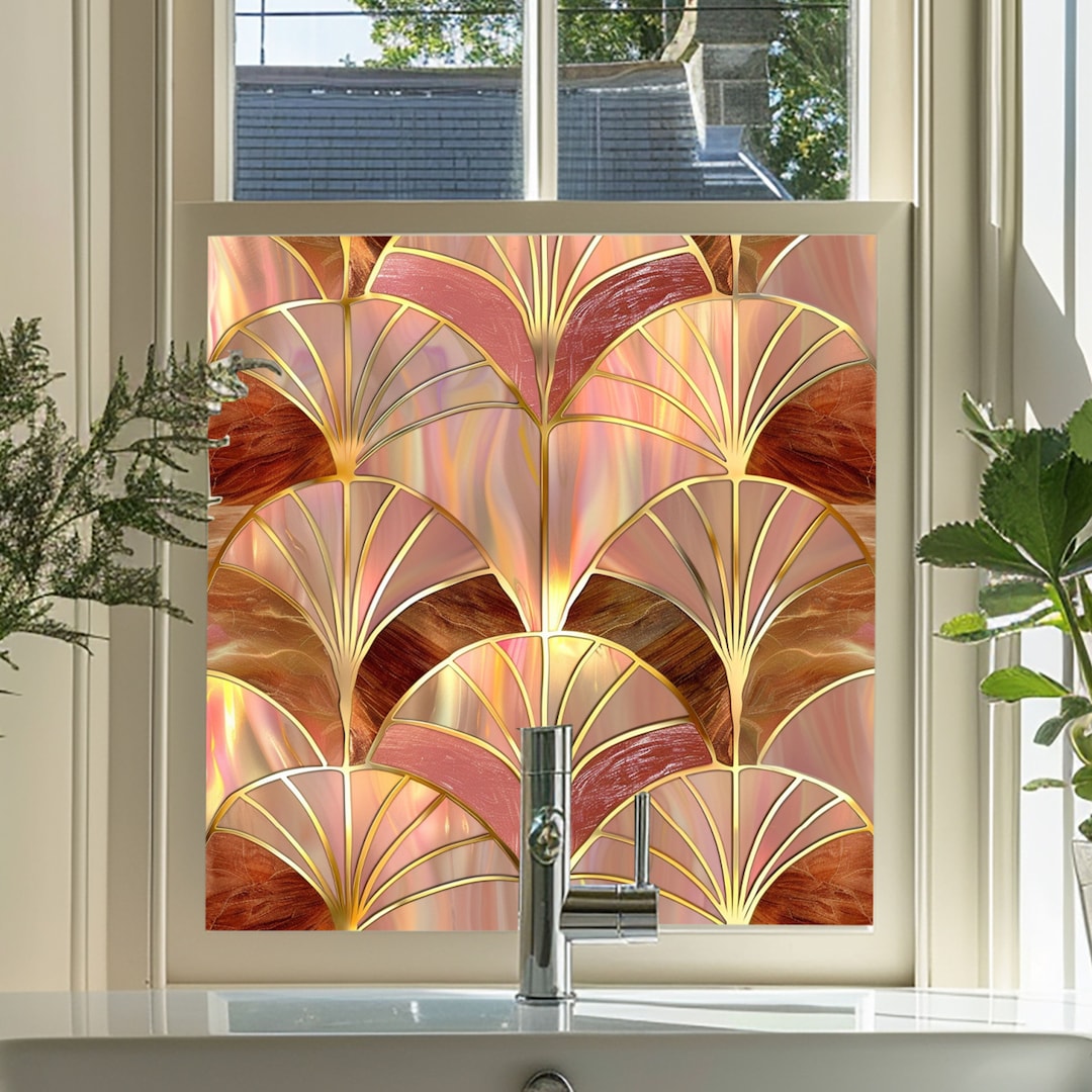 Art Deco Window Film, Privacy Window Film, Window Film, Decorative ...