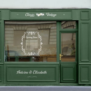 Custom Static Cling Business Window Stickers, Retail Window Decals ...