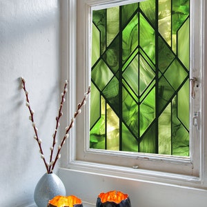 Art Deco Window Film, Privacy Window Film, Window Film, Decorative ...