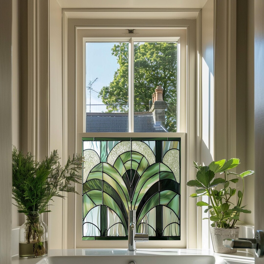 Window Film, Privacy Window Film, Art Deco Window Film, Decorative ...