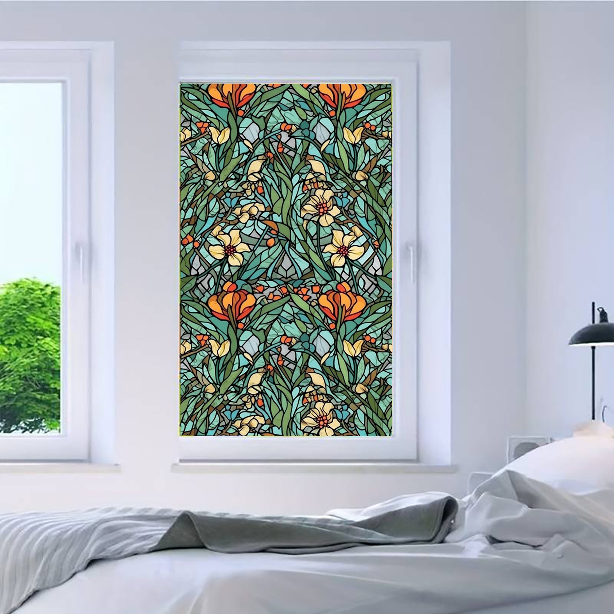Art Deco Window Film, Privacy Window Film, Window Film, Decorative ...