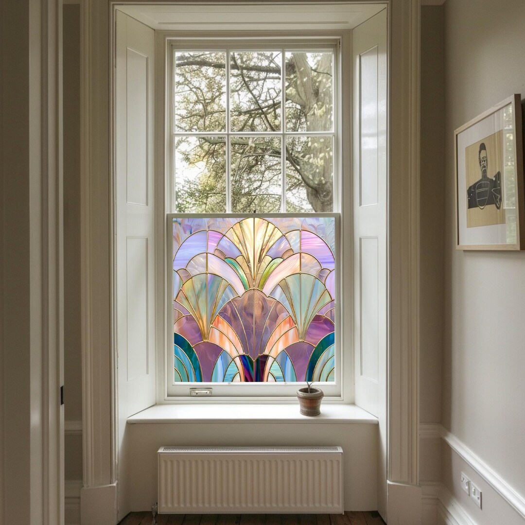 Window Film, Privacy Window Film, Art Deco Window Film, Decorative ...