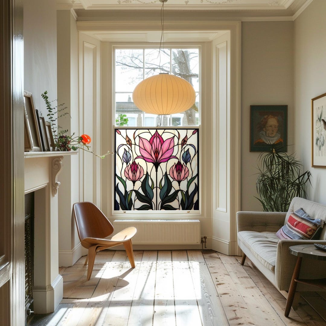 Window Film, Privacy Window Film, Art Deco Window Film, Decorative ...