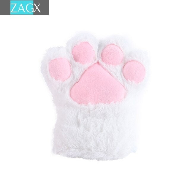 Cute Anime Big Cat Claw Paw Plush Mittens Gloves/warm Soft - Etsy