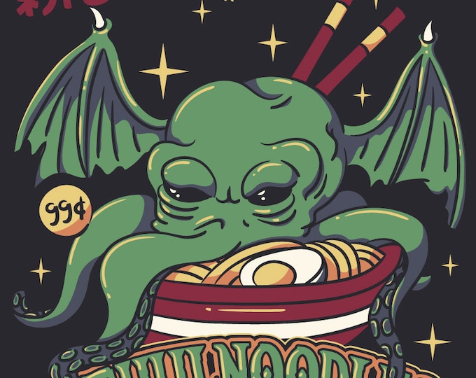 Cute Cthulhu SVG PNG PDF Bundle for Stickers, Baby Kraken Cthulhu ...