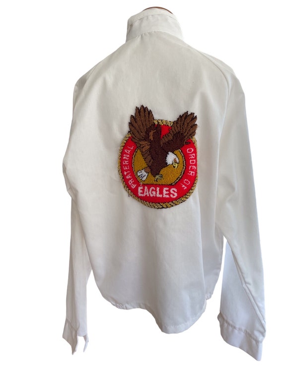 1970s Fraternal Order of Eagles Goldtone Enamel and R… - Gem