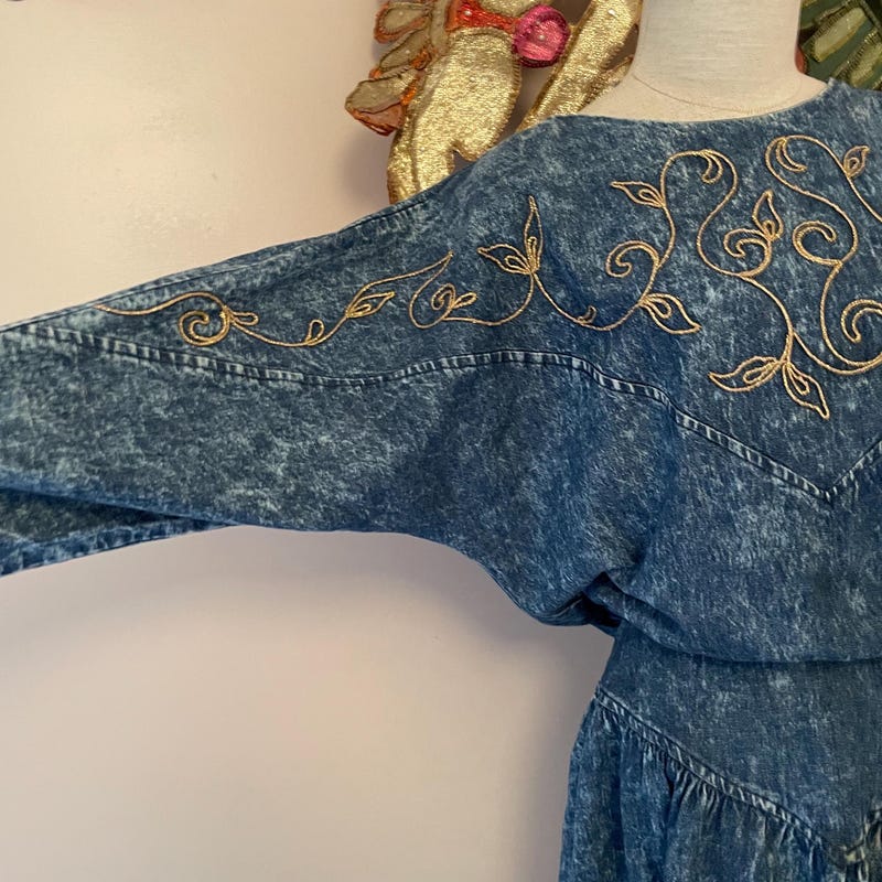 Acid Wash Dress - Etsy