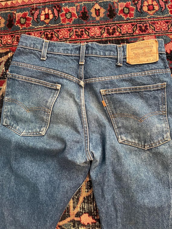 Vintage Levis 217/517 Orange Tab Saddleman 1970s Jea… - Gem