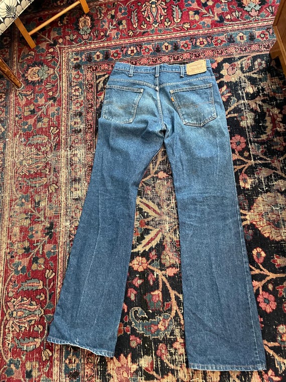 Vintage Levis 217/517 Orange Tab Saddleman 1970s Jea… - Gem