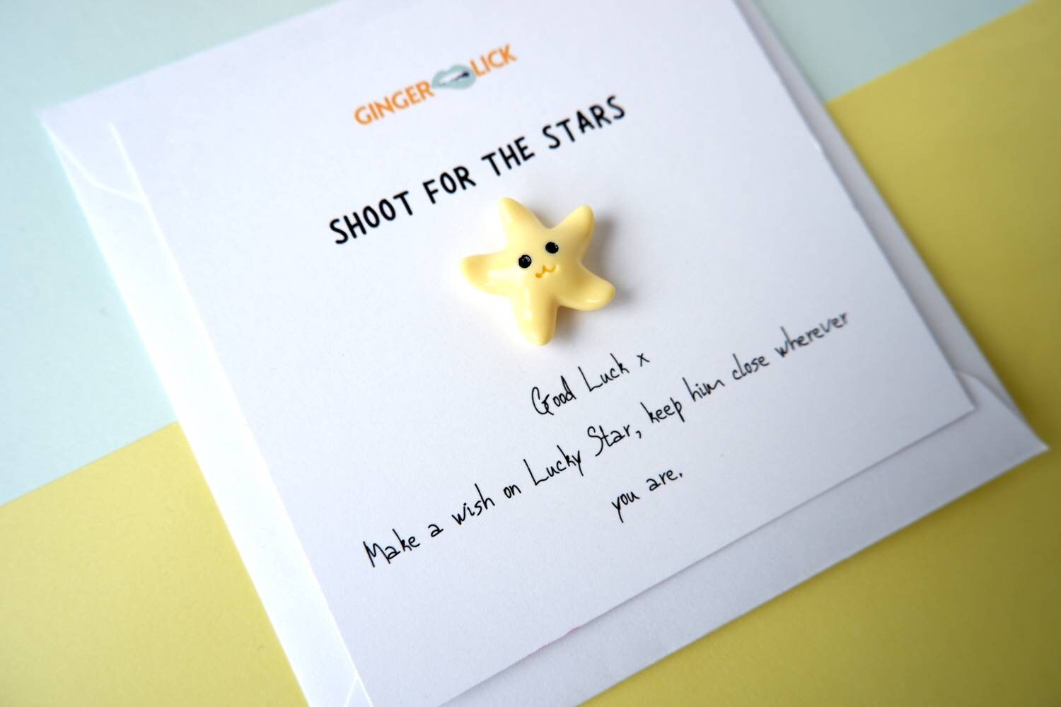 Lucky Charm Good Luck Card Good Luck New Job Leaving - Etsy
