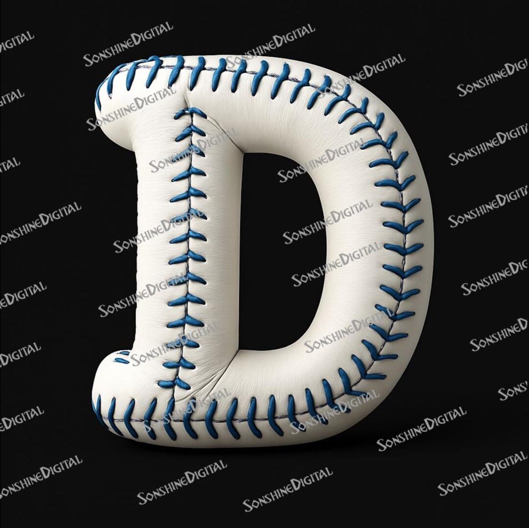 Custom Design Baseball Stitch Letter - Pick the Letter and the Stitch ...