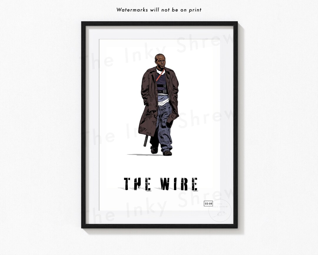 Omar Little the Wire Poster Omar Little the Wire Poster - Etsy