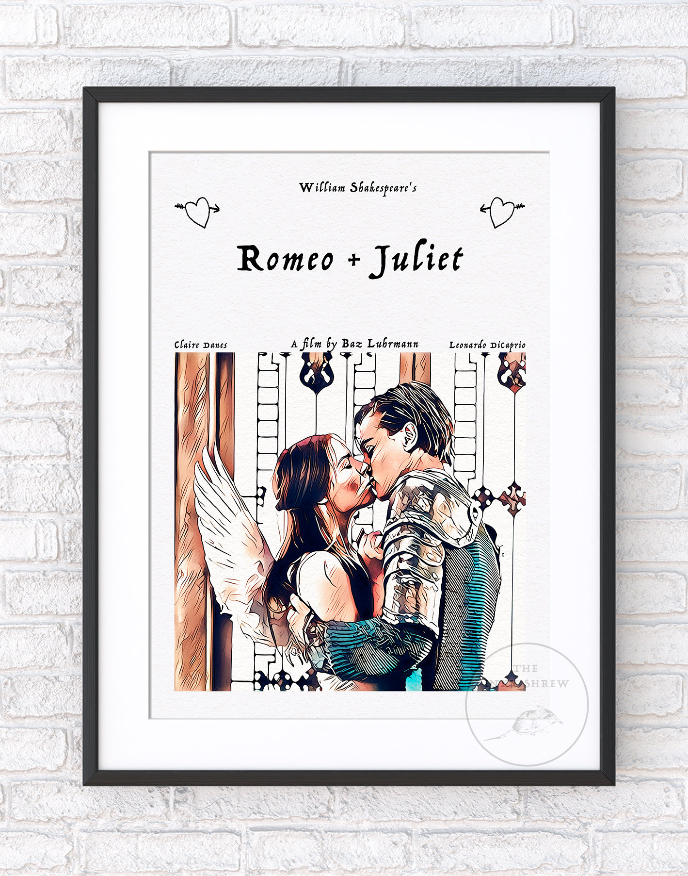 Romeo And Juliet Drawing Poster