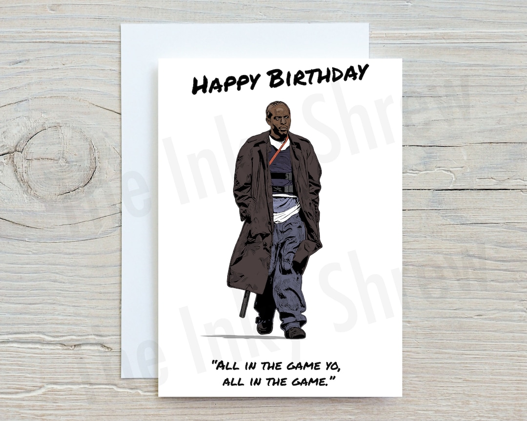 The Wire Birthday Card Omar Little Birthday Card Funny - Etsy