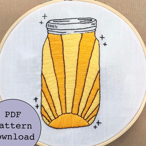 Beaded Bubble Bath Embroidery Pattern Instant Download PDF | Etsy
