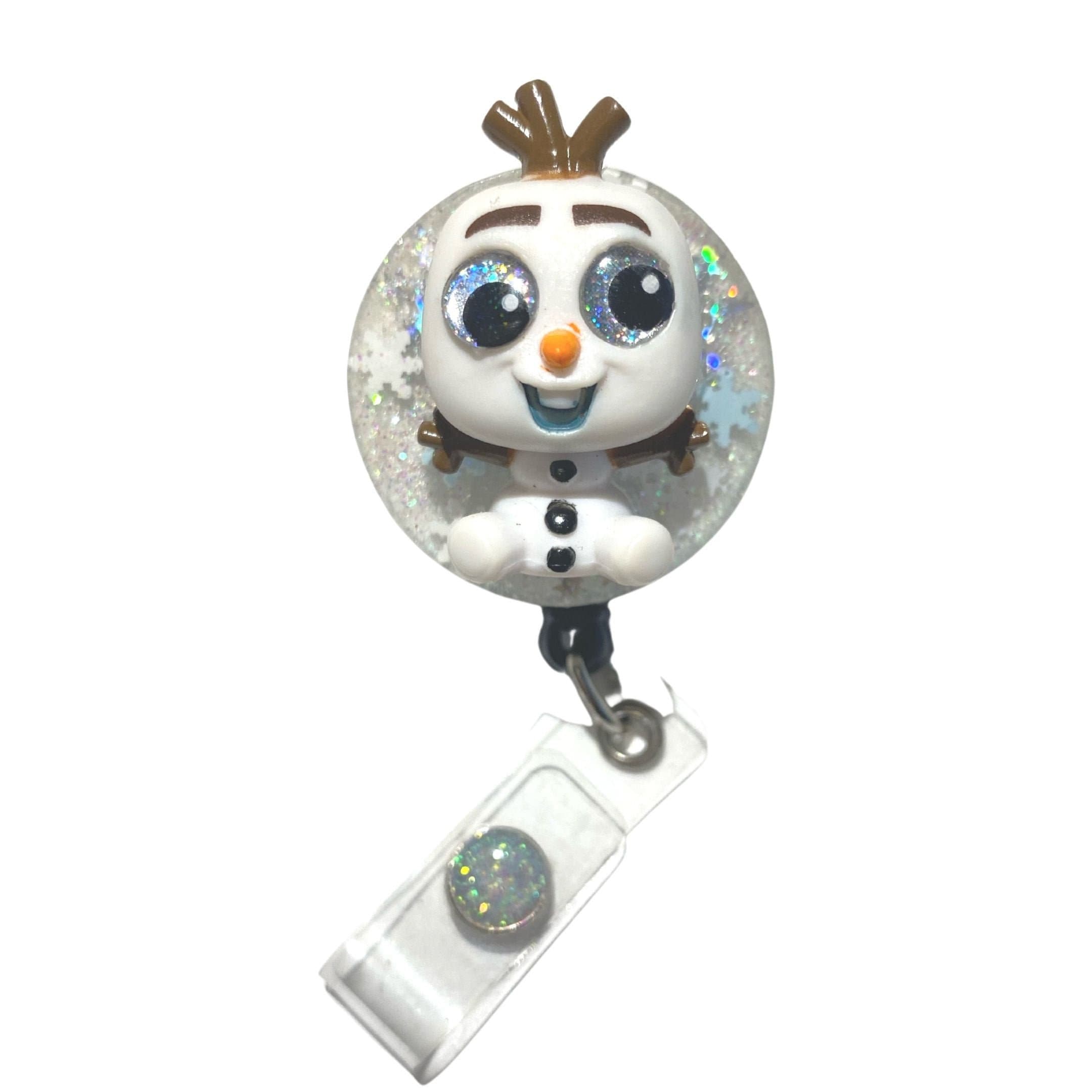 Olaf frozen™ Disney Doorables® Badge Holder badge Reel - Etsy