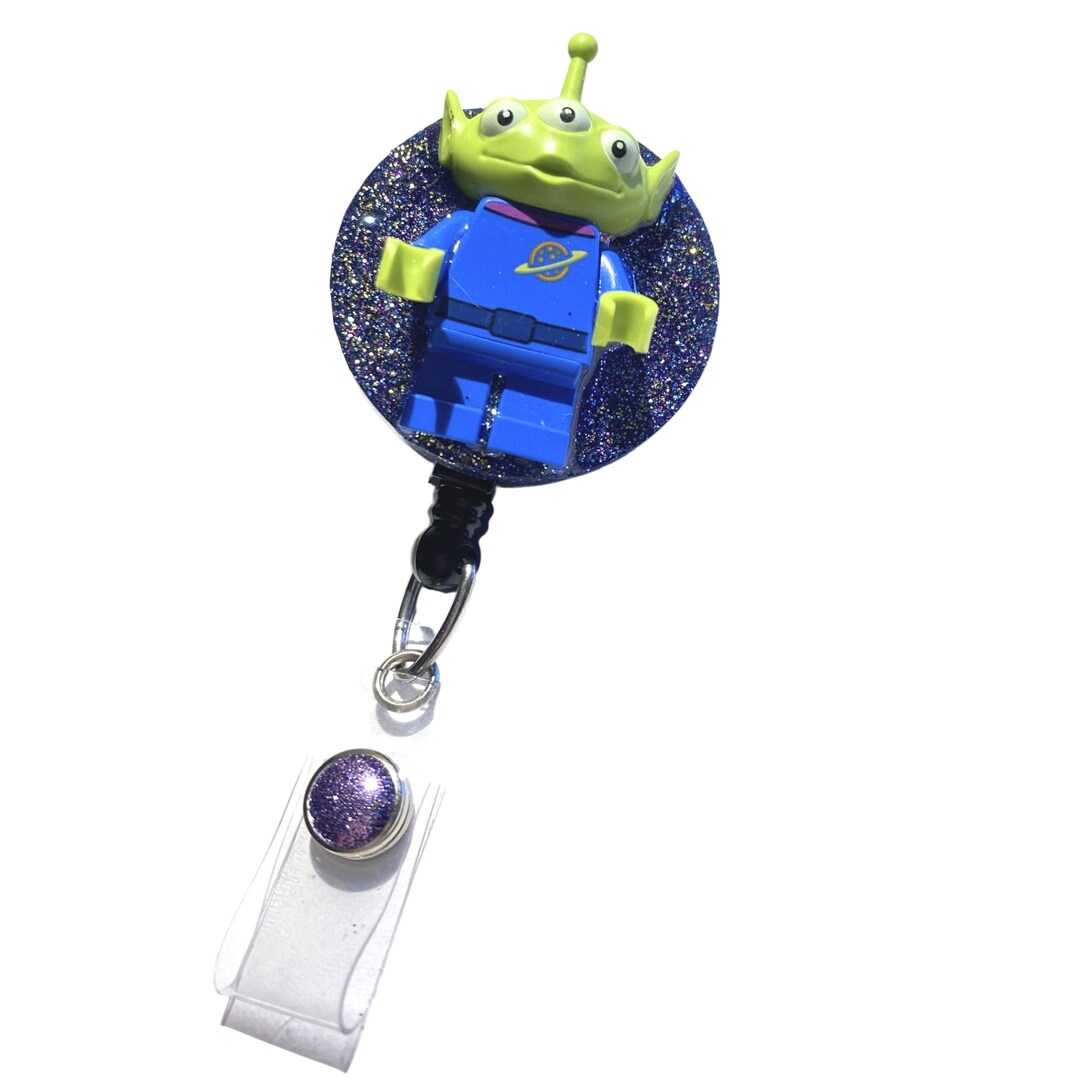 Alien From Toy Story™ LEGO® Badge Holder [ornament, Keychain, Zipper ...