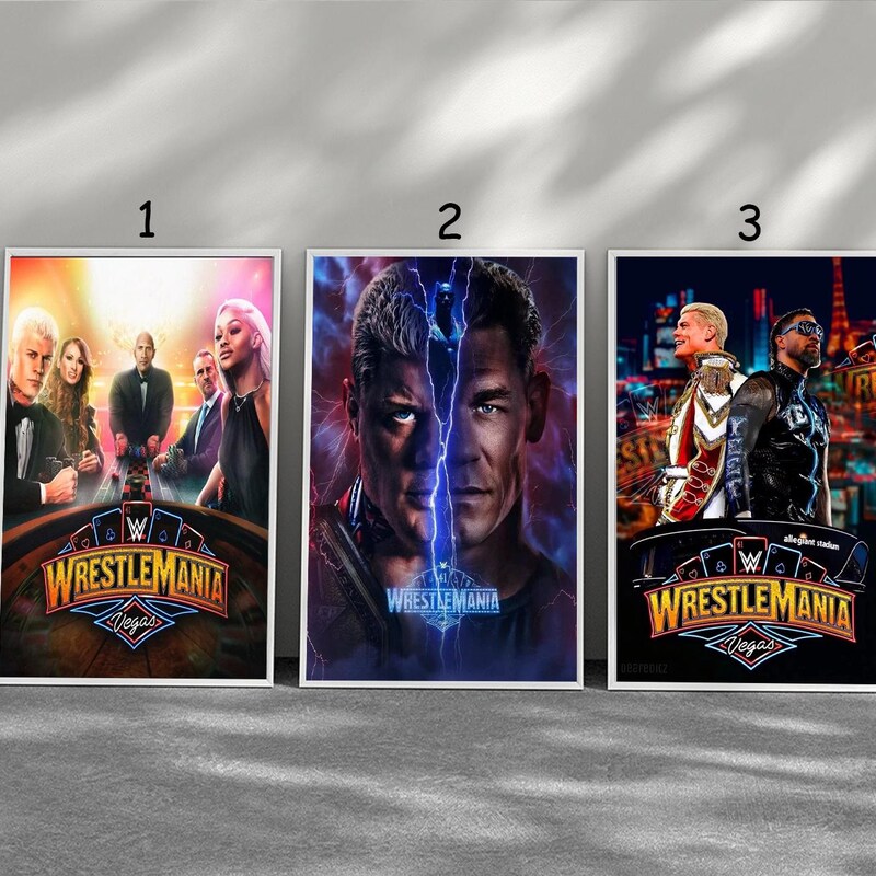 Wwe Wall Decor - Etsy