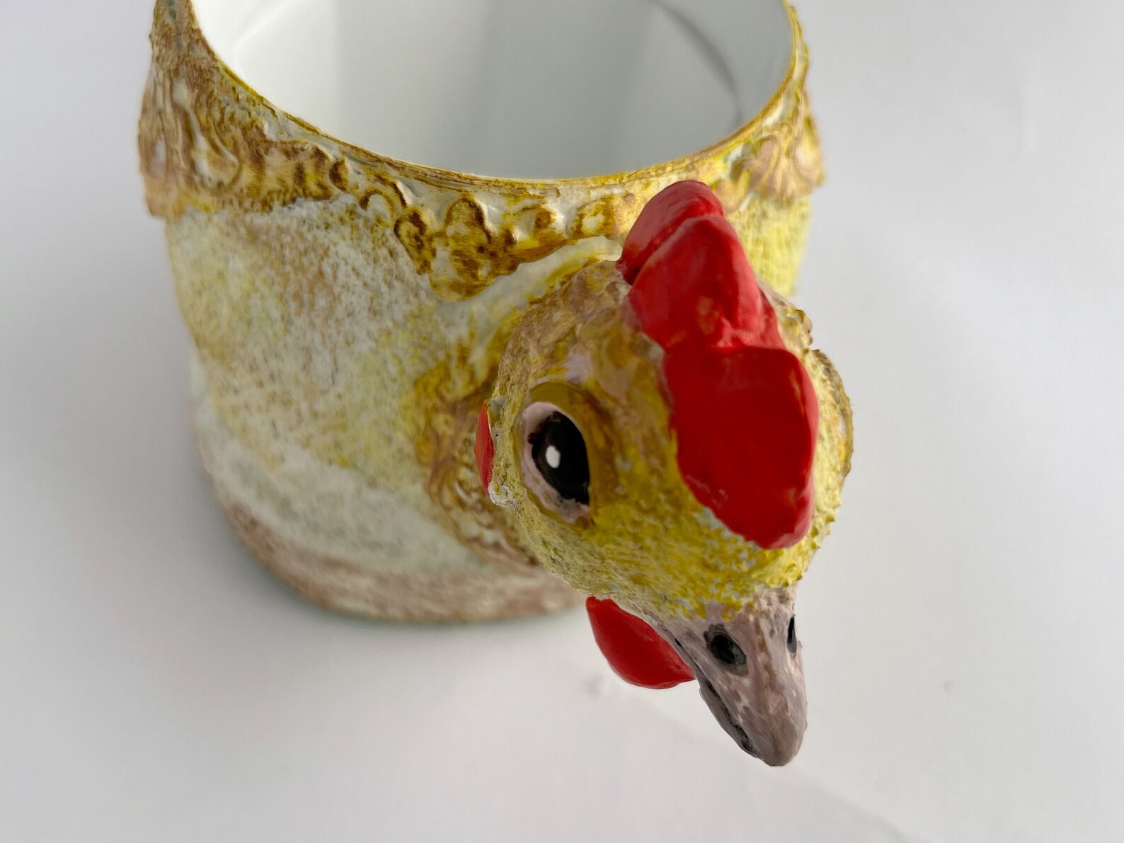 Handmade Chicken Flower Planter Pot Sustainable and Eco-friendly - Etsy
