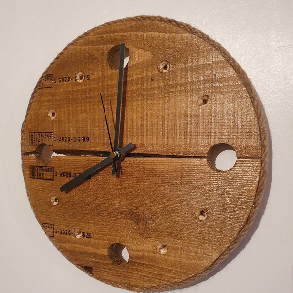 Reclaimed Wood Clock - Etsy UK