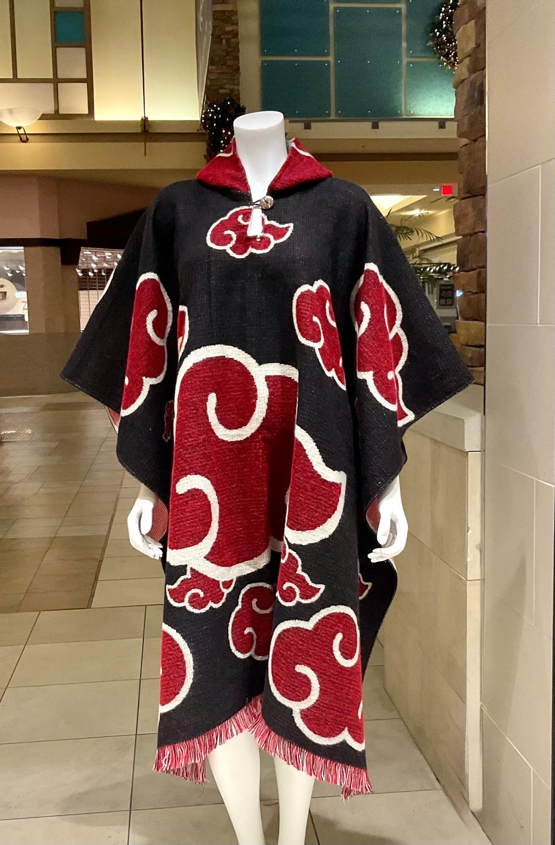 Handmade Alpaca Poncho, Naruto Anime, the Akatsuki Cloud, Soft Warm and ...