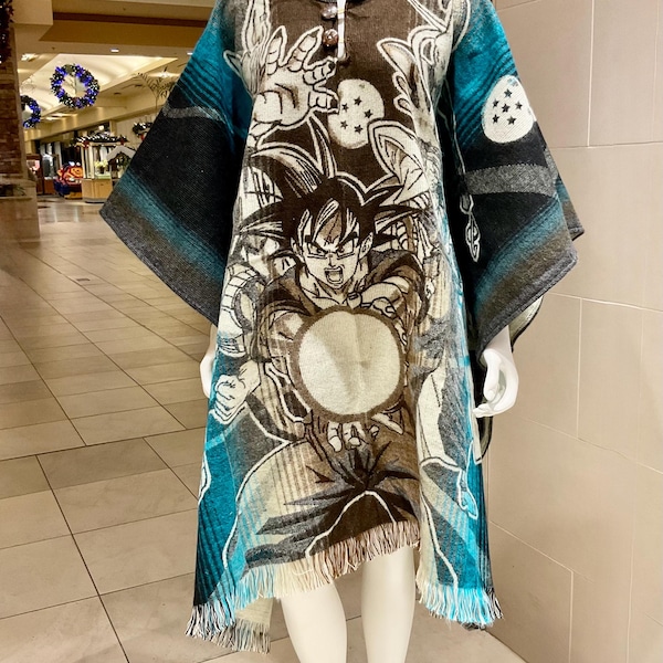 Dragon Ball Z Poncho - Etsy