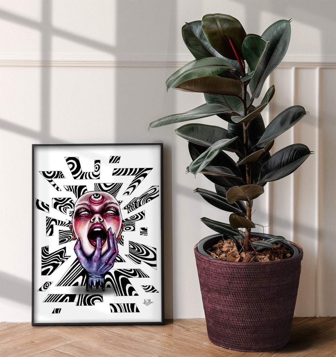 Fine Art Print ecstatic Realm Unique Wall Decor for Modern Spaces ...