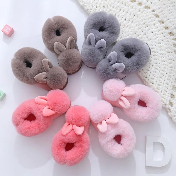 Rabbit Slippers - Etsy