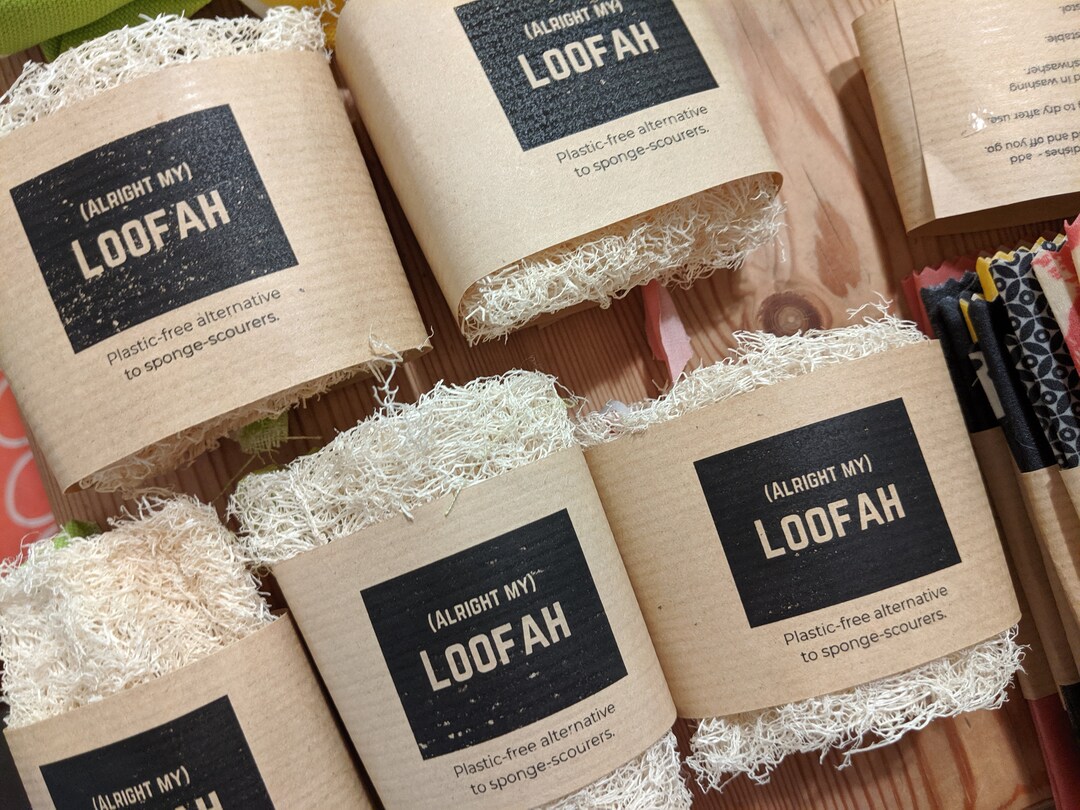 Loofah Scourer, Kitchen Scrubber, Loofah Sponge, Dish Sponge, Washing ...