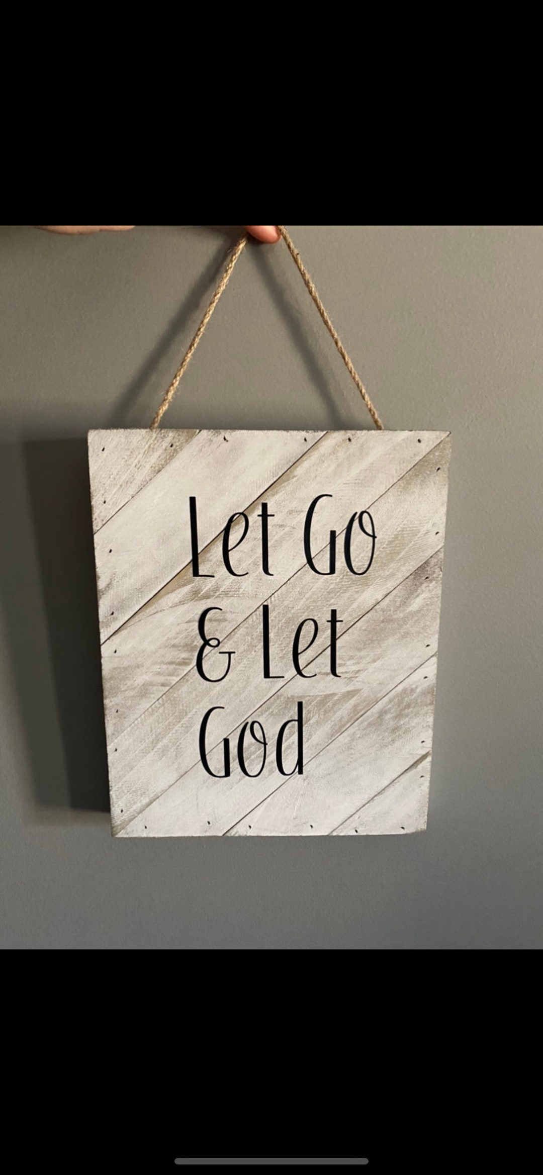 Let Go Sign - Etsy