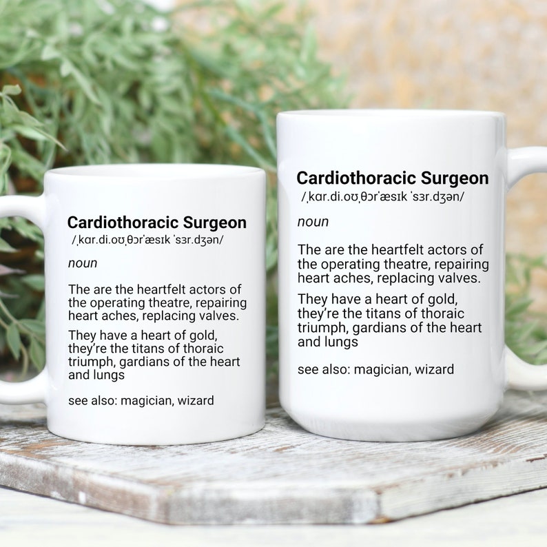 Cardiothoracic Surgeon Mug, Funny Gift for Cardiothoracic Surgeon ... Cardiothoracic Surgeon Mug, Funny Gift for Cardiothoracic Surgeon ...
