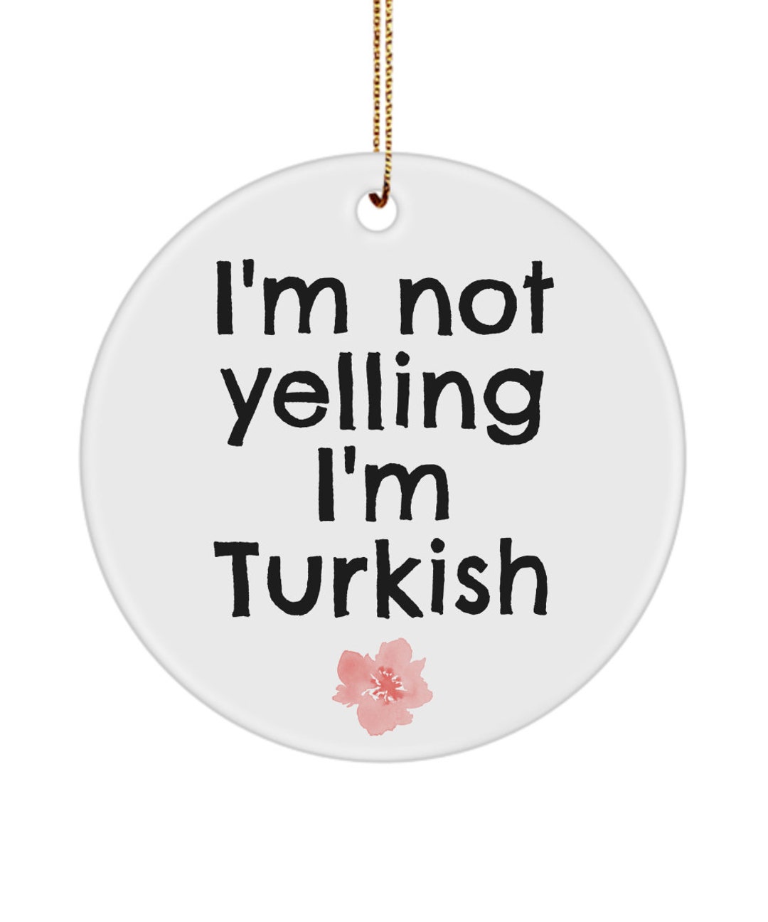 Funny Turkish Ornament, Sarcastic Gifts for Turkish Loved Ones ...