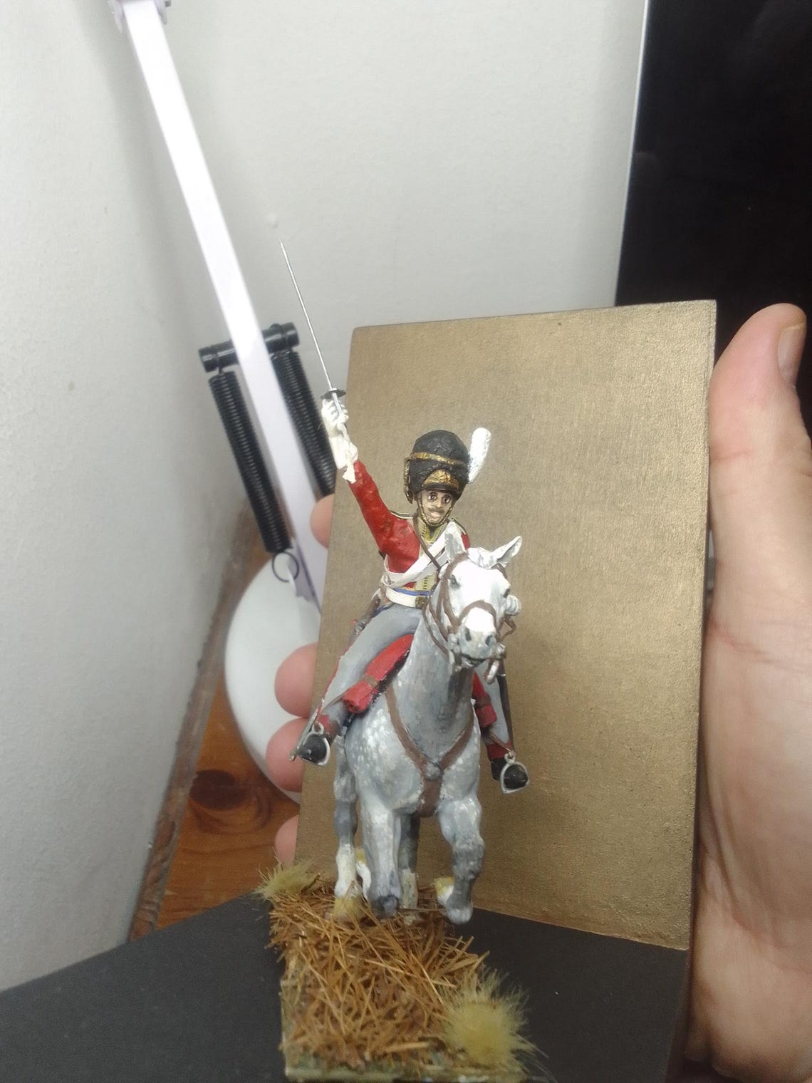 Military Bookends - British Napoleonic Cavalry Pair - Hussar and ...