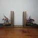 Military Bookends Napoleonic Cavalry Pair British Dragoon and French ...